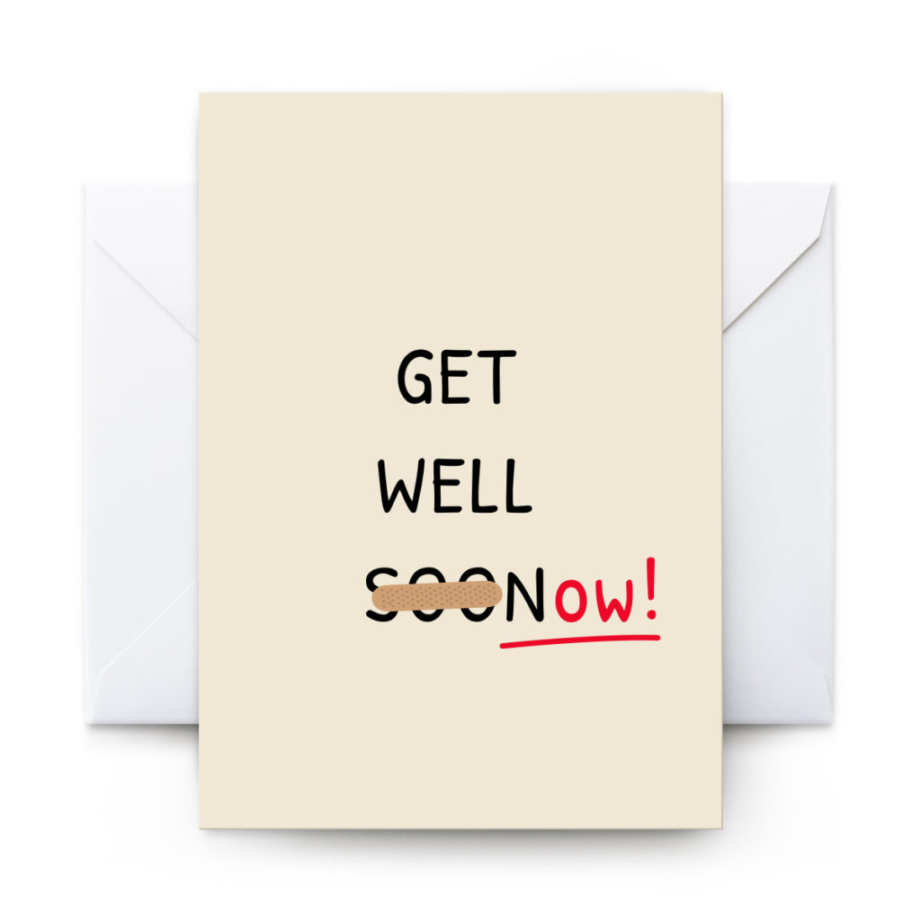 Get Well Soon Now – Card – BONK