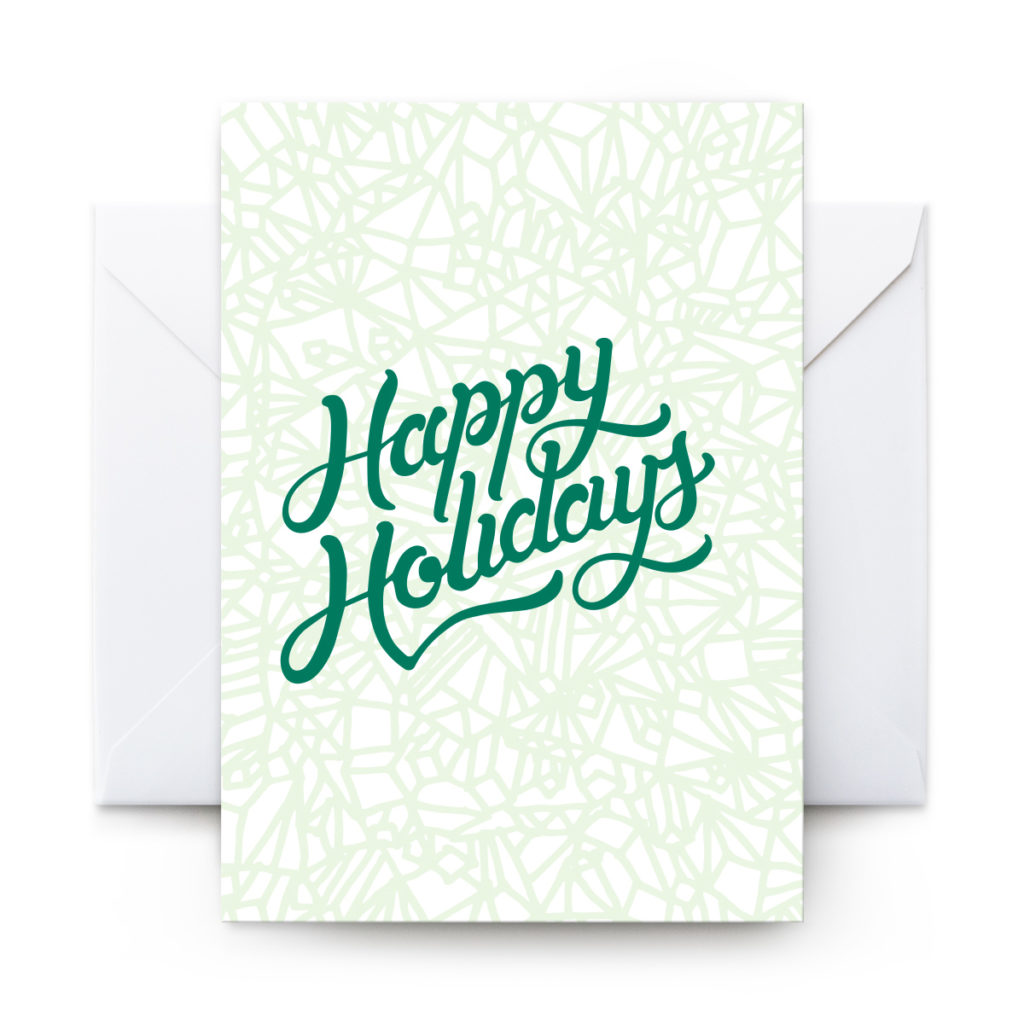 Happy Holidays Green – Card – BONK