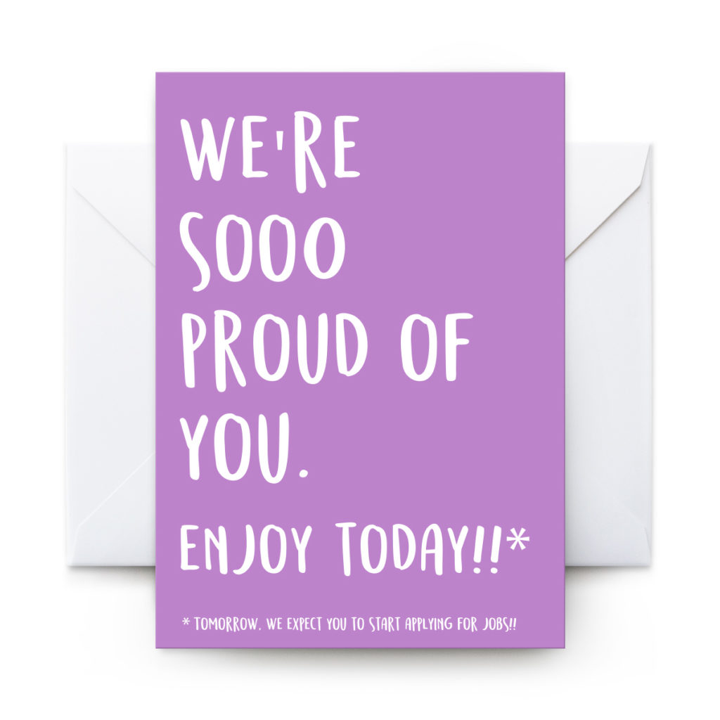 We’re So Proud of You Purple – Card – BONK