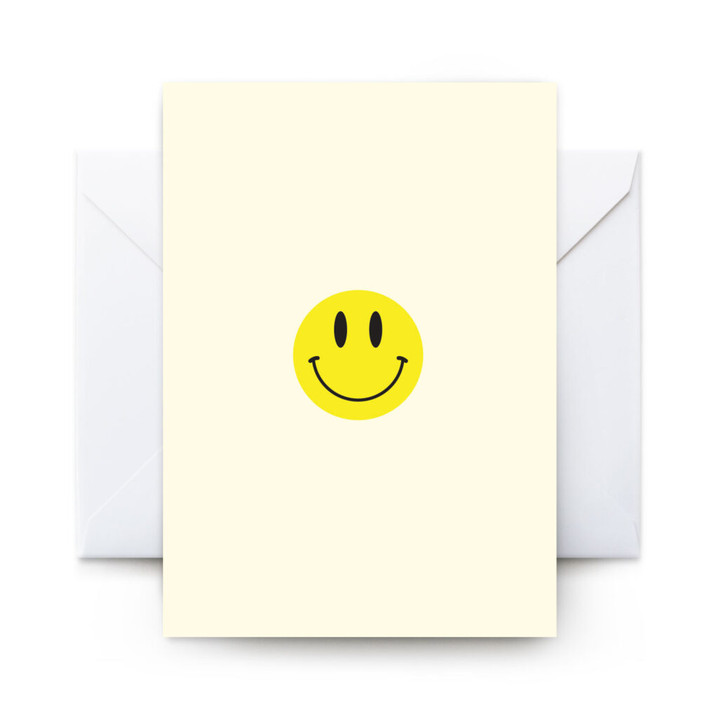 Smiley Face (Yellow) – Card – BONK